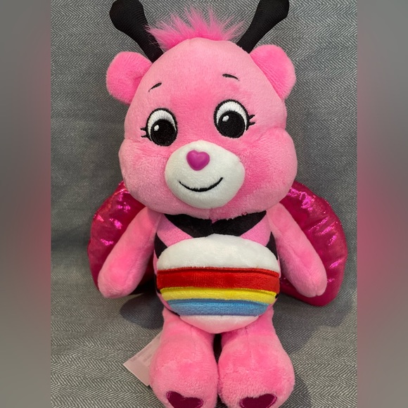 Care Bears | Toys | Care Bear Lady Bug Cheer Bear Bean Stuffed Animal ...